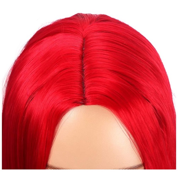 Accessories | Randy 22 Red Middle Part Cos Play Wig Nwt | Poshmark